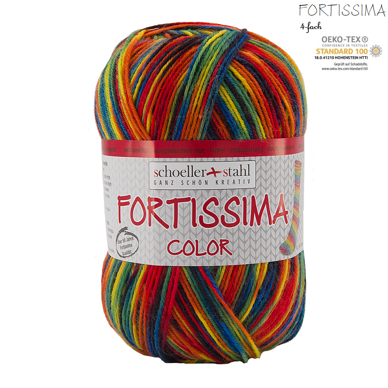 Fortissima Color 4-fach Sockenwolle - online bestellen