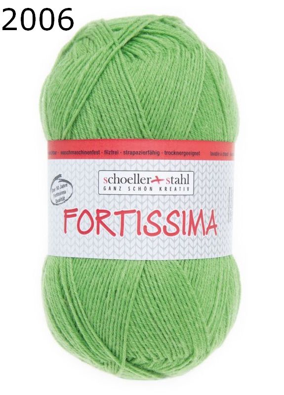 Fortissima Schoeller Stahl Sockenwolle - uni