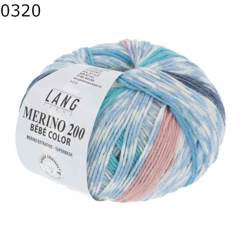 Merino 200 Bébé Color Lang Yarns - online bestellen