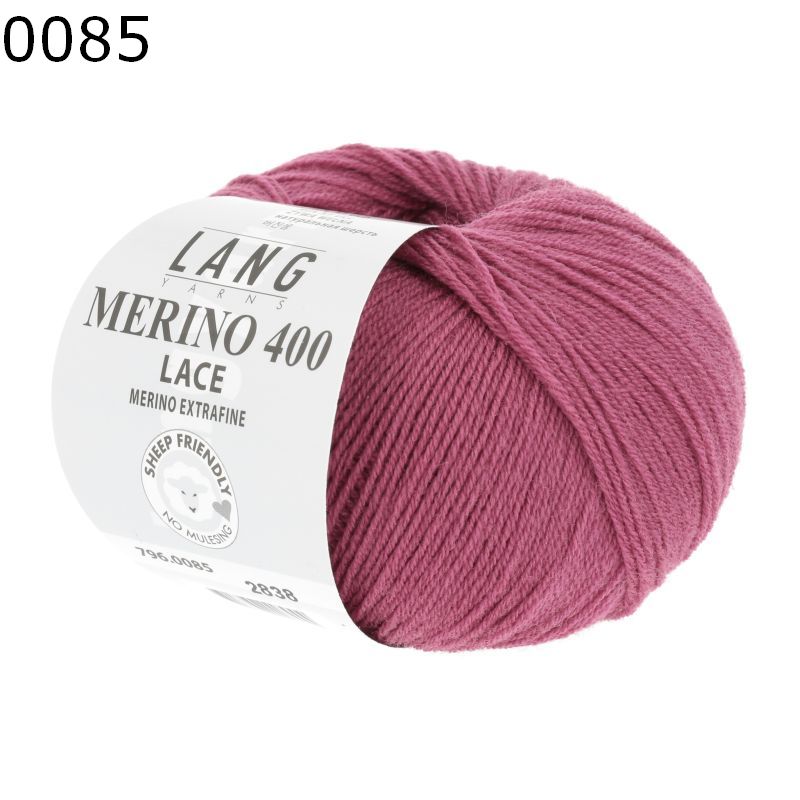 Lang Yarns Wolle Merino 400 Lace