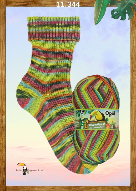 Opal Regenwald 19 Sockenwolle 6f - online bestellen